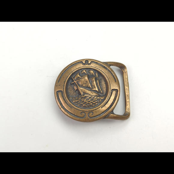 Other | Vintage Tech Ether Guild Glory Of The Seas Solid Brass Belt ...